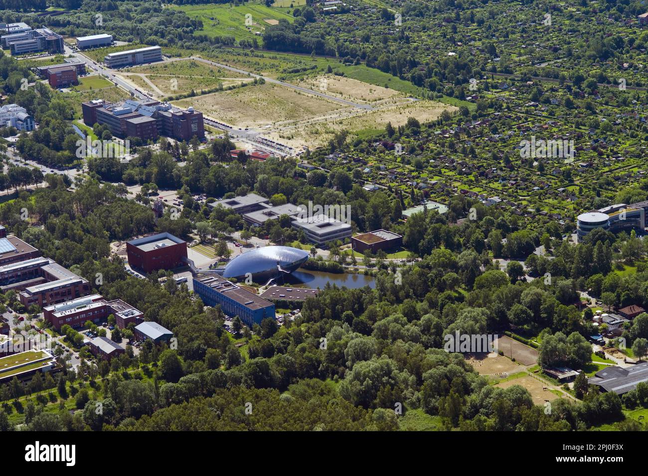 The Bremen University campus with the Universum, Germany Stock Photo ...