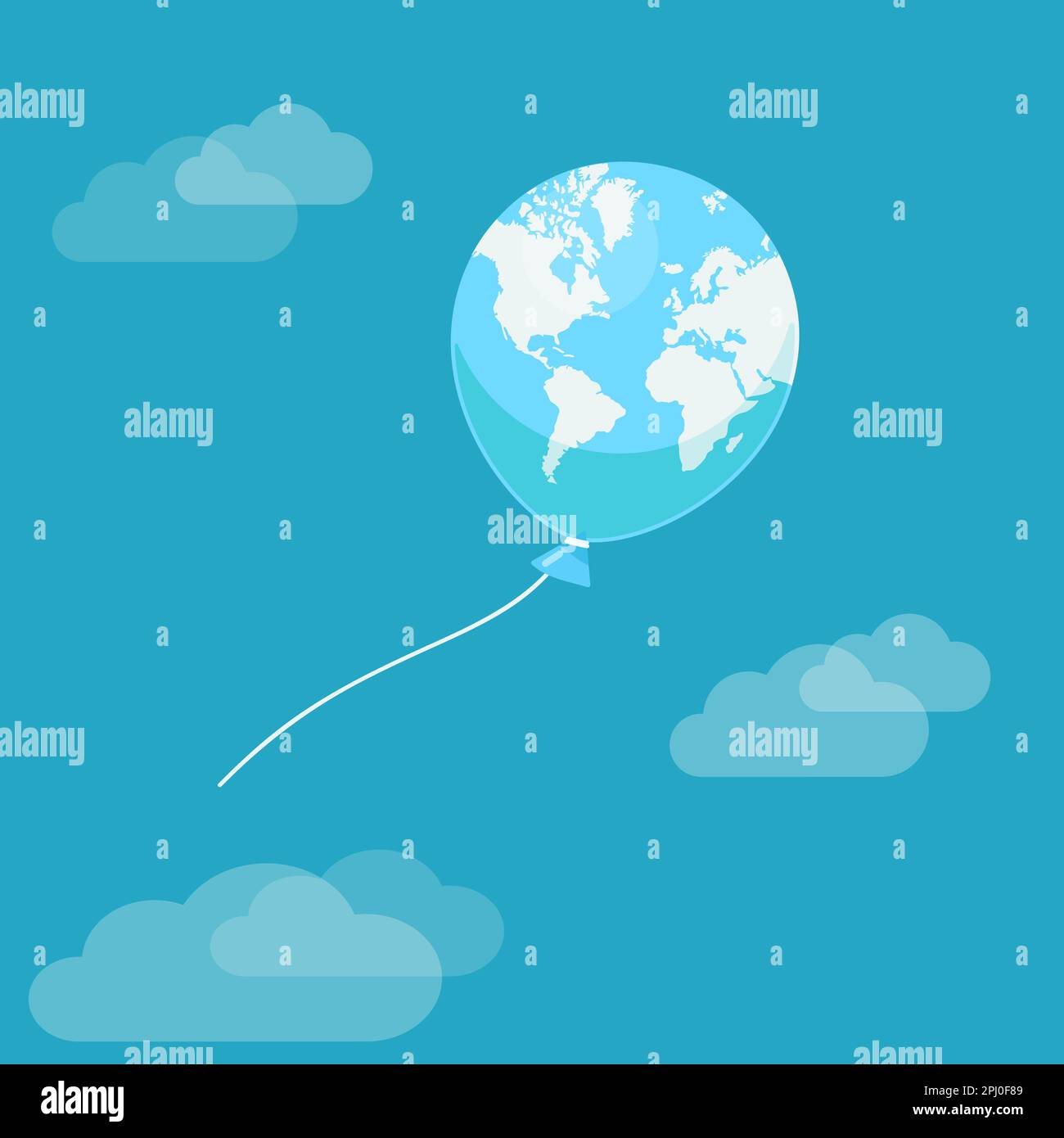 Map balloon hi-res stock photography and images - Alamy