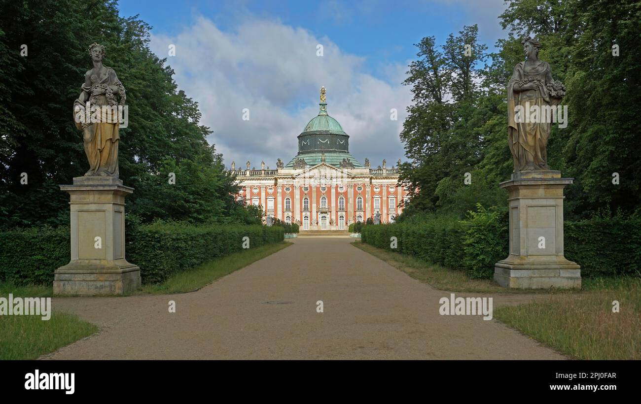 The New Palace, building of the Prussian Baroque, especially the ...
