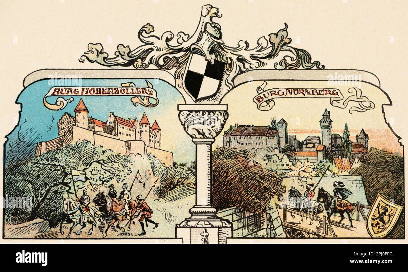 Hohenzollern Castle, Nuremberg Castle, history of the Hohenzollern ...