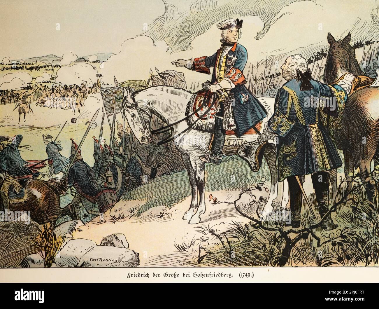 Frederick the Great at Hohenfriedberg 1745, History of the ...