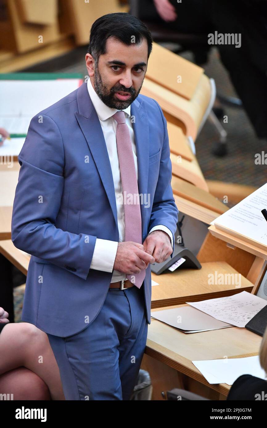 Edinburgh, Scotland, UK. 30th Mar, 2023. PICTURED: Humza Yousaf MSP ...