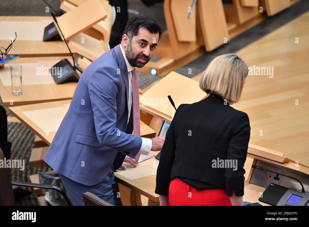 Edinburgh, Scotland, UK. 30th Mar, 2023. PICTURED: Humza Yousaf MSP ...