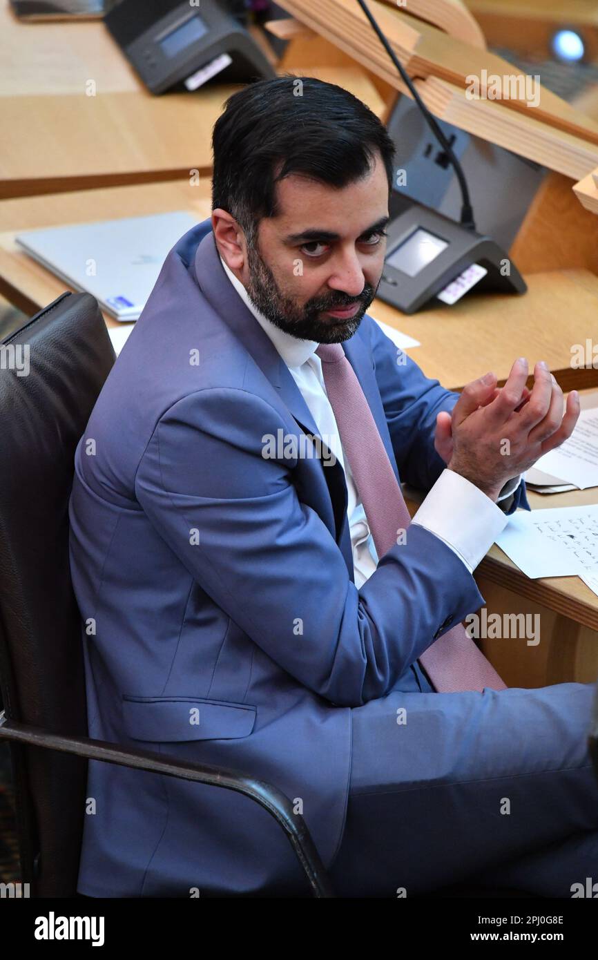 Edinburgh, Scotland, UK. 30th Mar, 2023. PICTURED: Humza Yousaf MSP ...