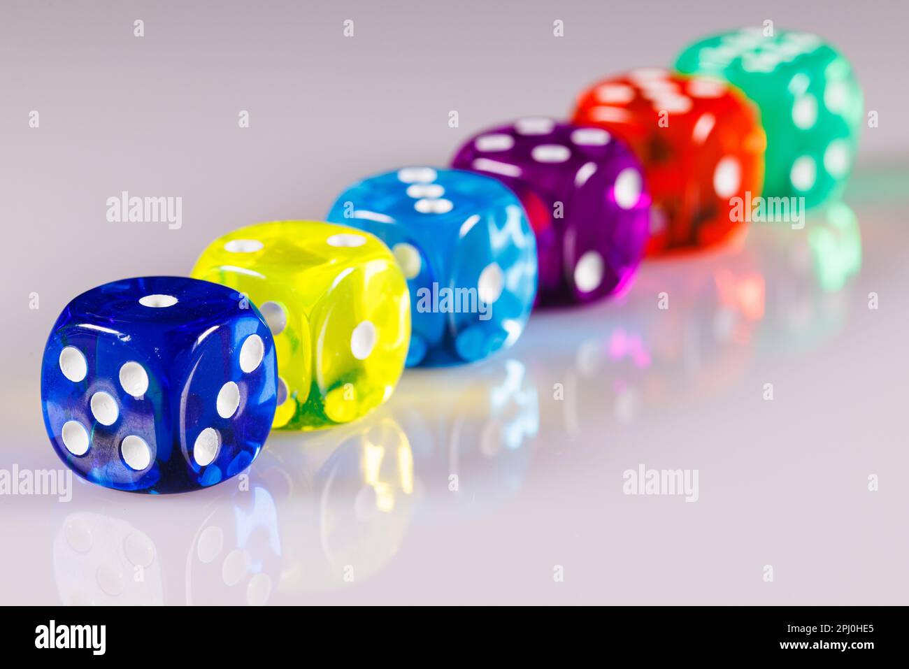 Dice for board game and role-playing game Stock Photo - Alamy