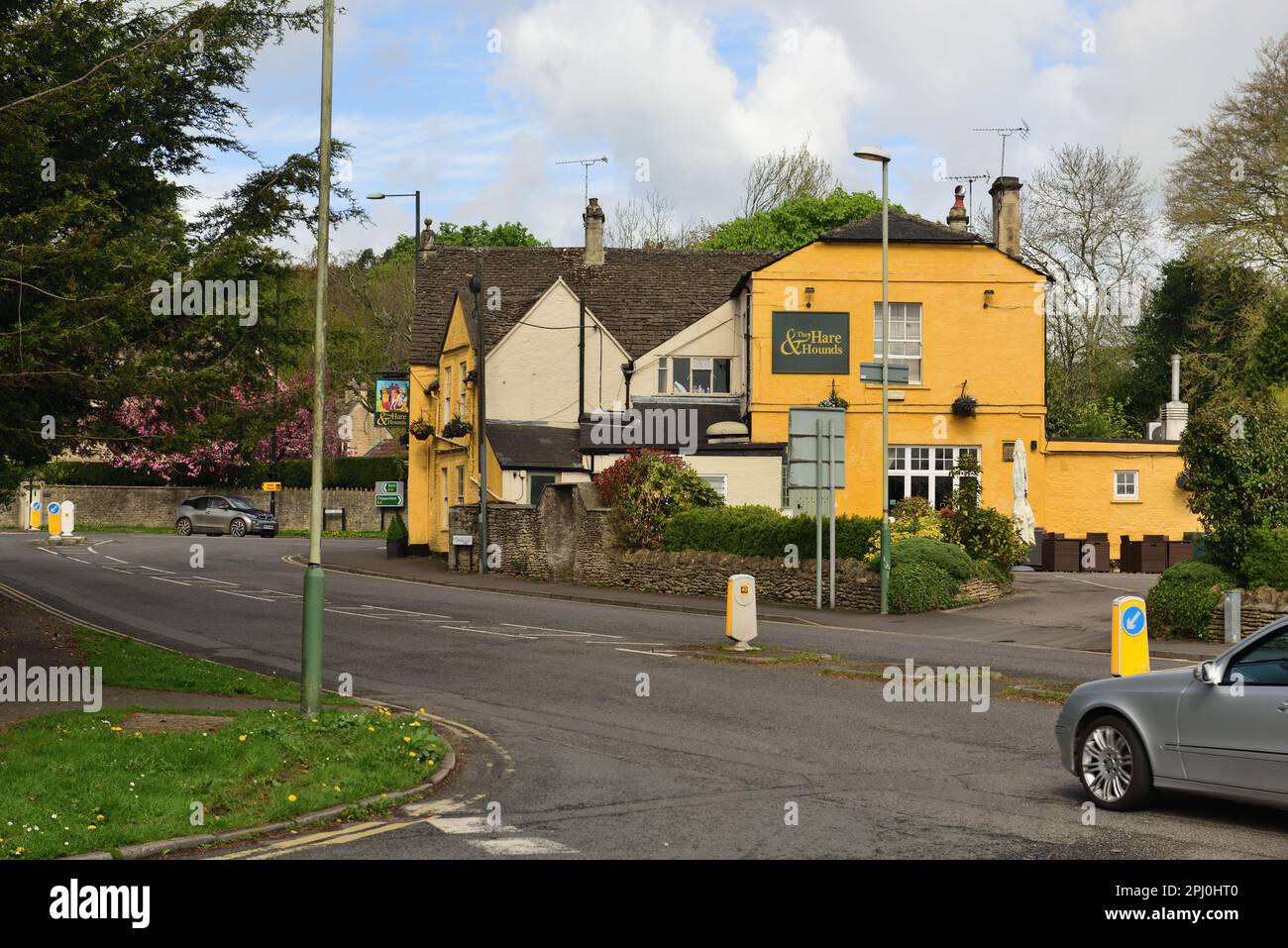 The Hare & Hounds pub at Pickwick, which has historical connections ...