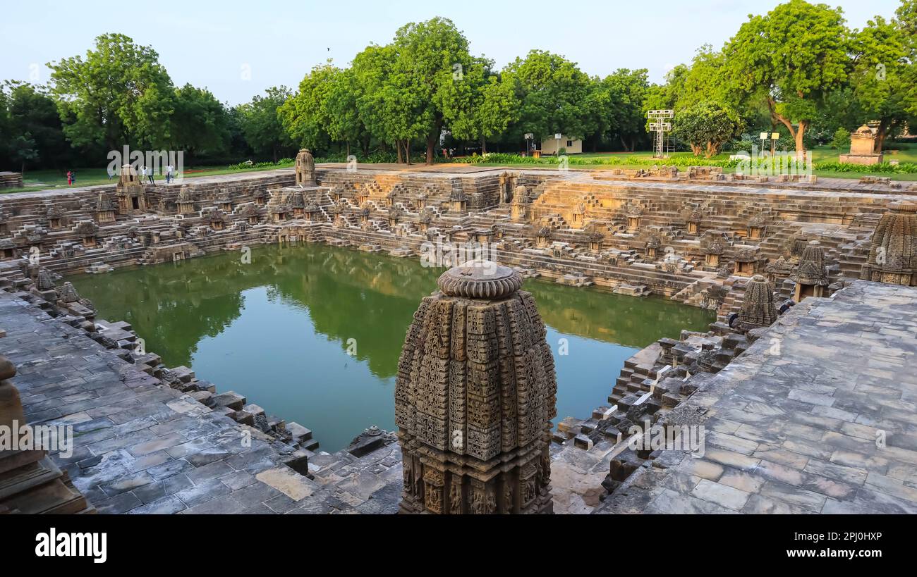 Sacred stepwell hi-res stock photography and images - Alamy