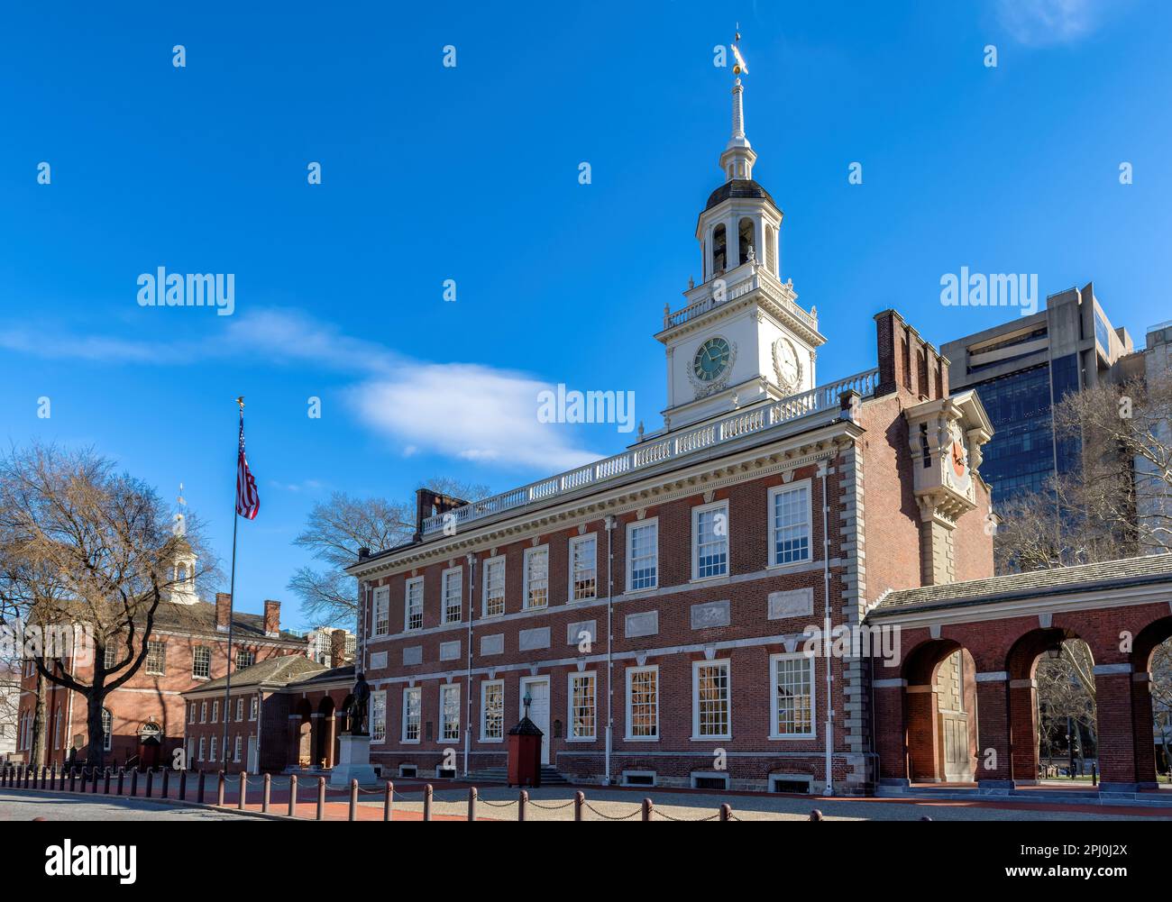 Historical Independence Hall in Philadelphia, Pennsylvania, USA Stock ...