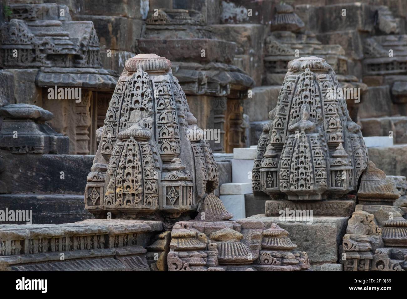 Beautifully Carved Temple on Stepwell near Modhera Sun Temple, Surya ...