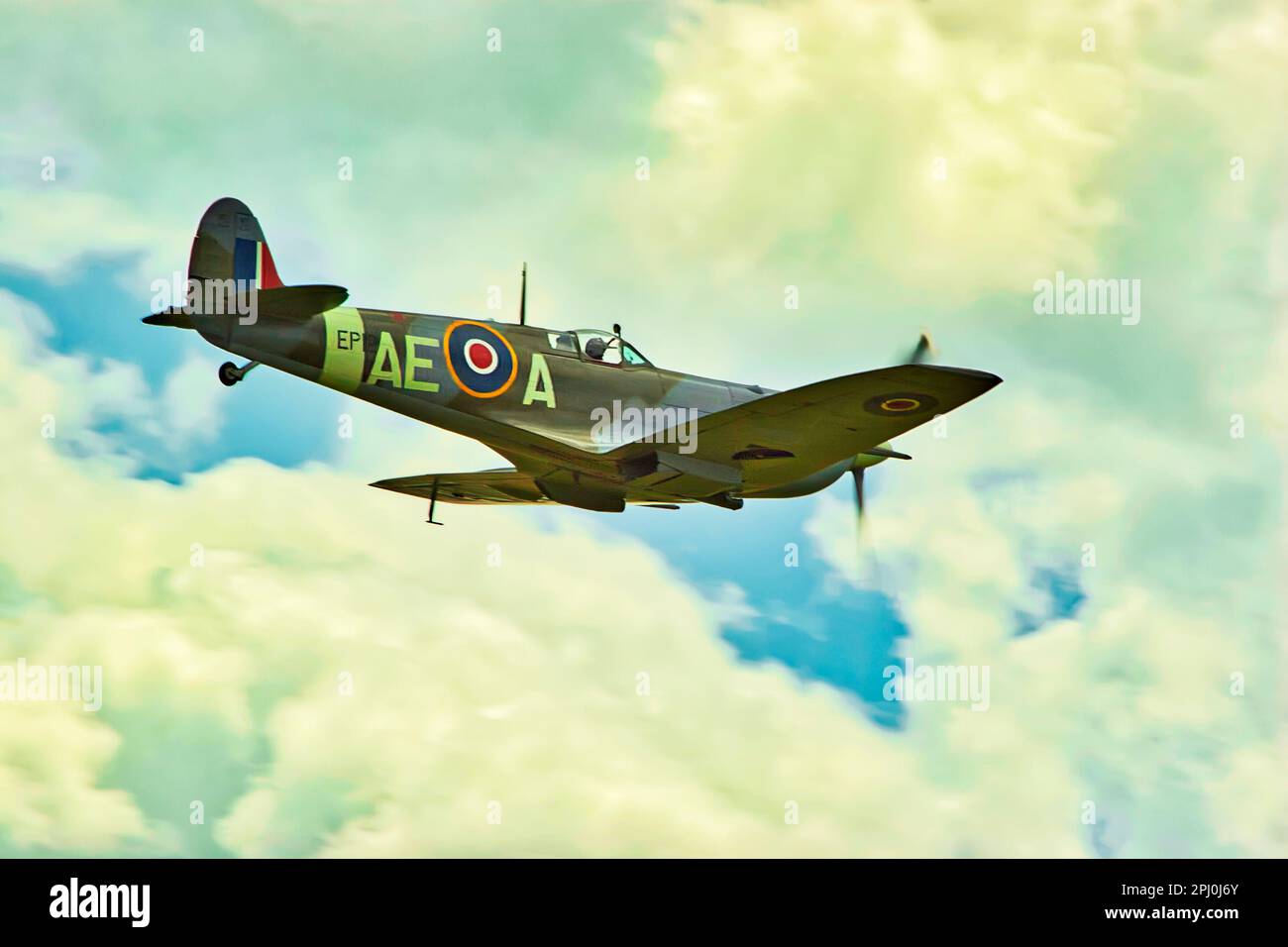 Aircraft Supermarine Spitfire Mk Vb Duxford UK Stock Photo - Alamy