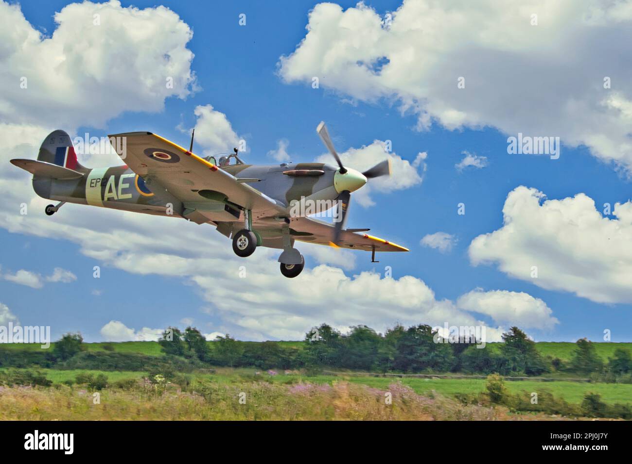Aircraft, Supermarine Spitfire Mk.Vb, Duxford UK Stock Photo - Alamy