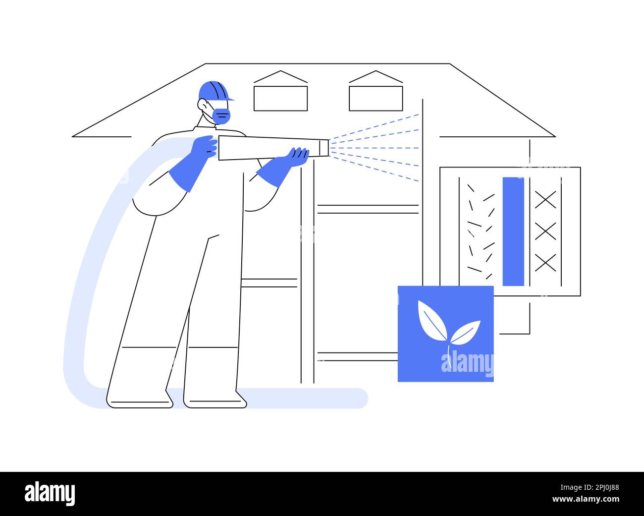 Ecowool insulation abstract concept vector illustration Stock Vector Image & Art - Alamy
