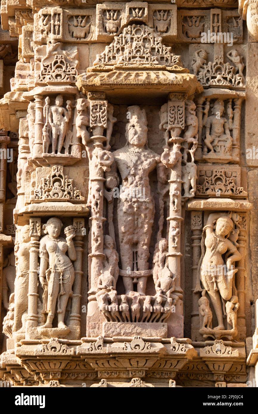 The Beautifully Carved Statues of Hindu God and Goddess on the Sun ...