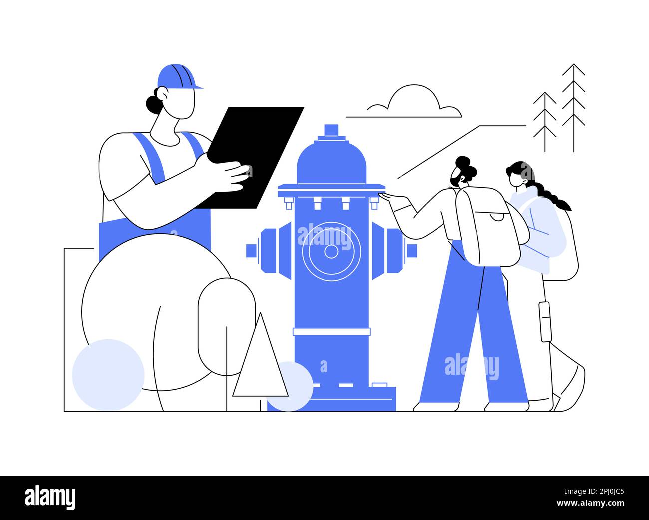 Fire hydrant abstract concept vector illustration Stock Vector Image ...