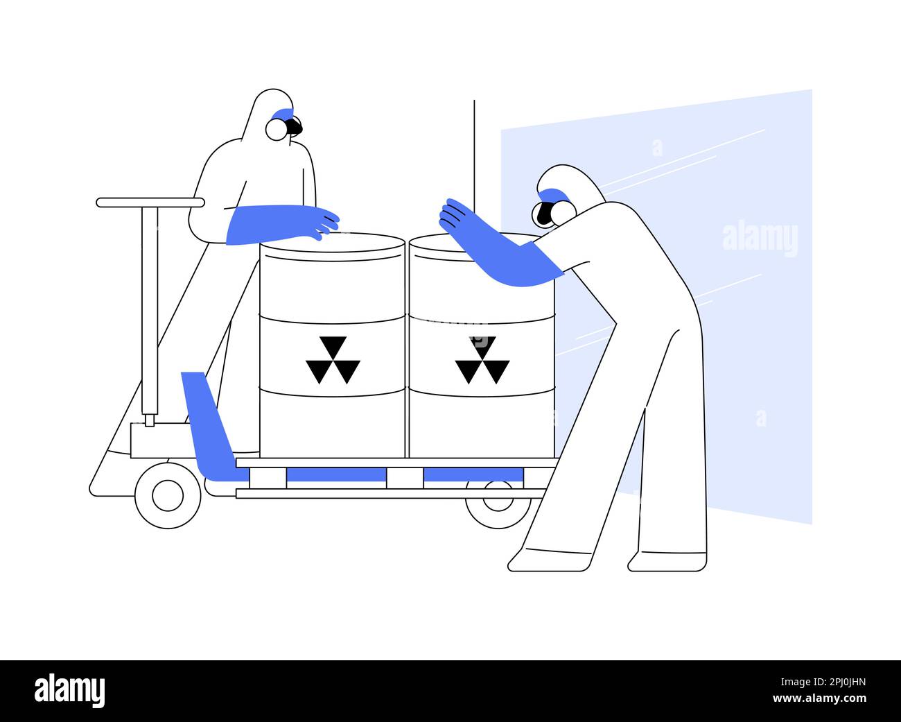 Nuclear waste abstract concept vector illustration Stock Vector Image ...