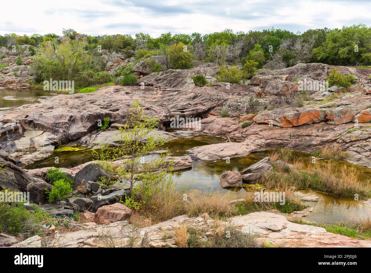 Spring Creek in Burnet Texas Inks Lake Stock Photo - Alamy
