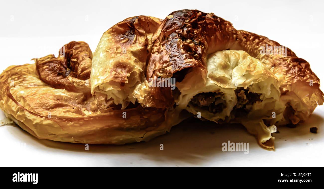 Burek - Bosnian meat pie Stock Photo - Alamy