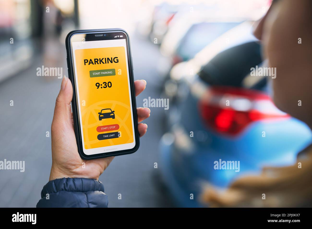 Mobile parking app hi-res stock photography and images - Alamy