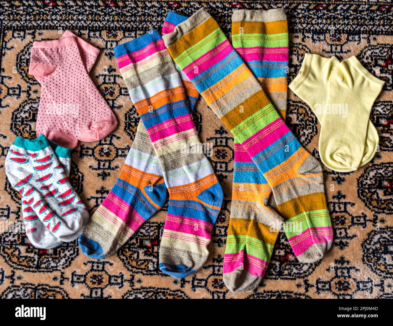 Pile of socks Stock Photo - Alamy