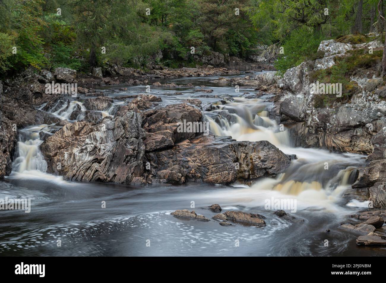 Achness Waterfall Scotland Stock Photo - Alamy