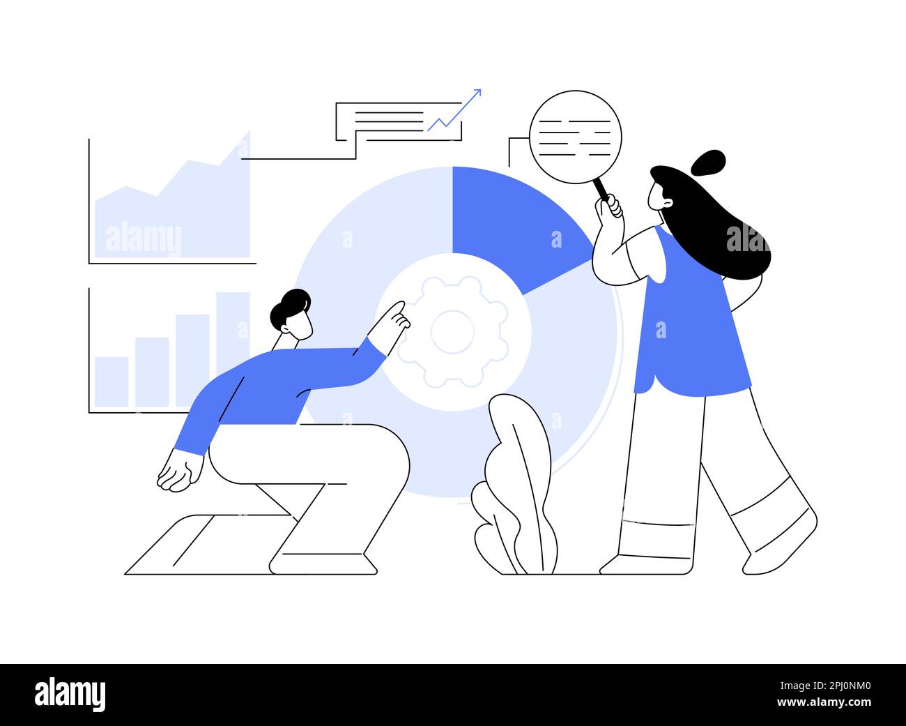 Competitive analysis abstract concept vector illustration Stock Vector ...