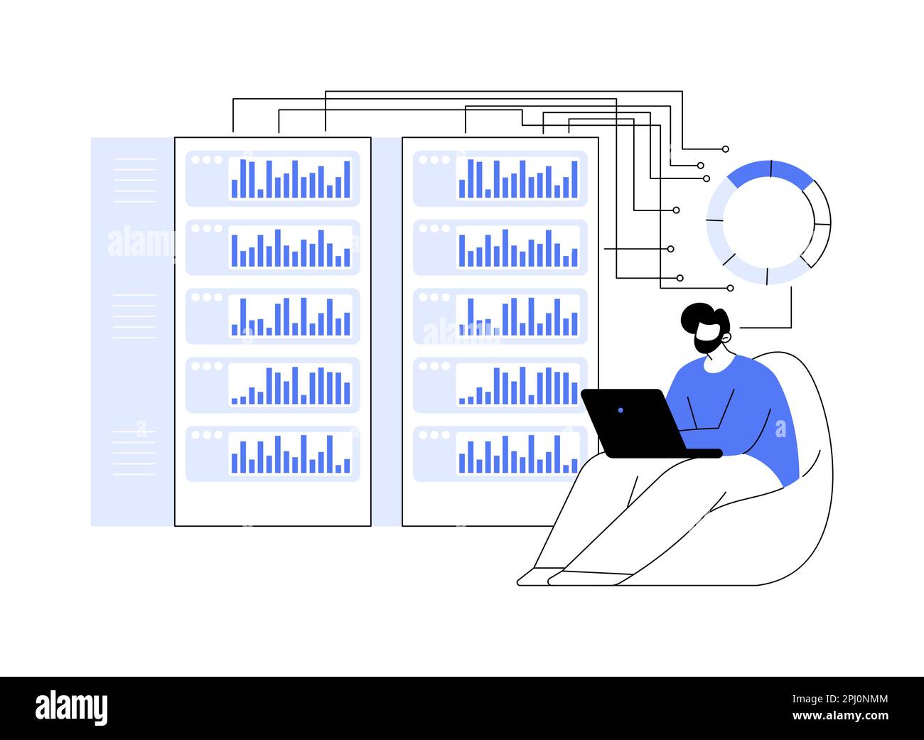 Big data analytics abstract concept vector illustration Stock Vector ...