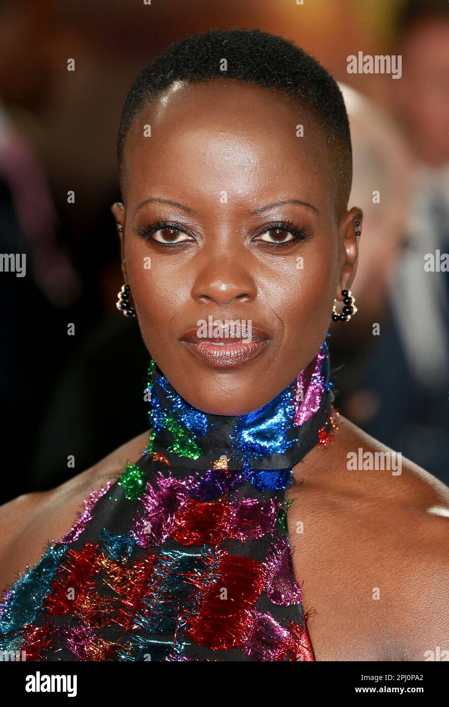 Florence Kasumba attends the "Black Panther: Wakanda Forever" European ...