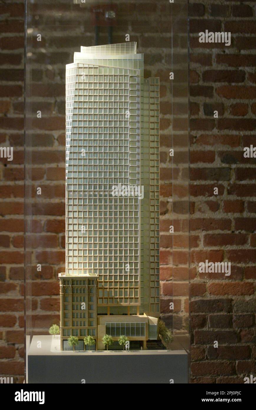 stregis007 ls.jpg Model of the St. Regis tower and rehabbed historic ...