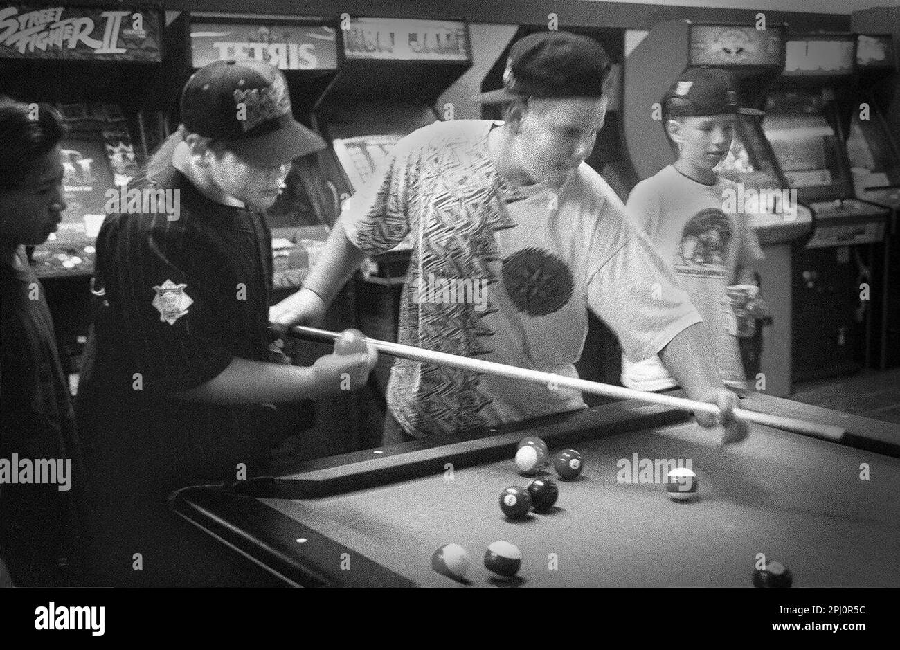 GENERATION OF RAGE SERIES. NATHAN PLAYING POOL WITH FRIENDS. PHOTOS BY ...