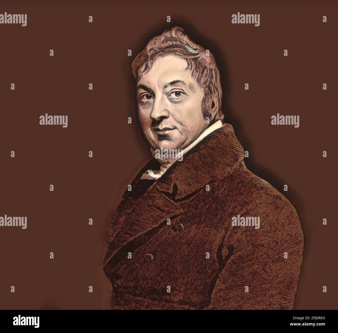 Edward Jenner, 1749-1823, English physician and scientist, digitally ...