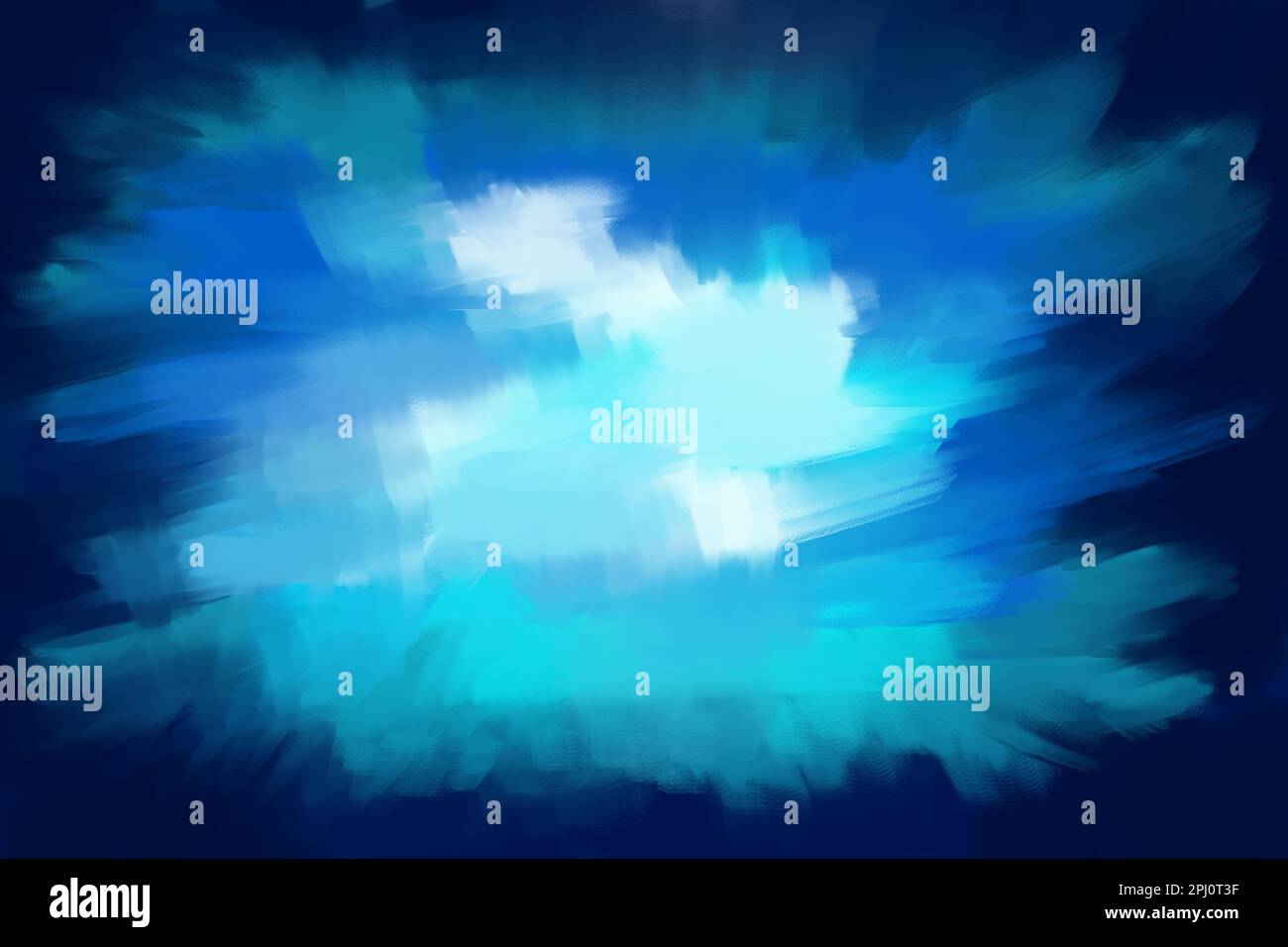 Deep blue and cyan abstract background. Brush texture. Blue textured ...