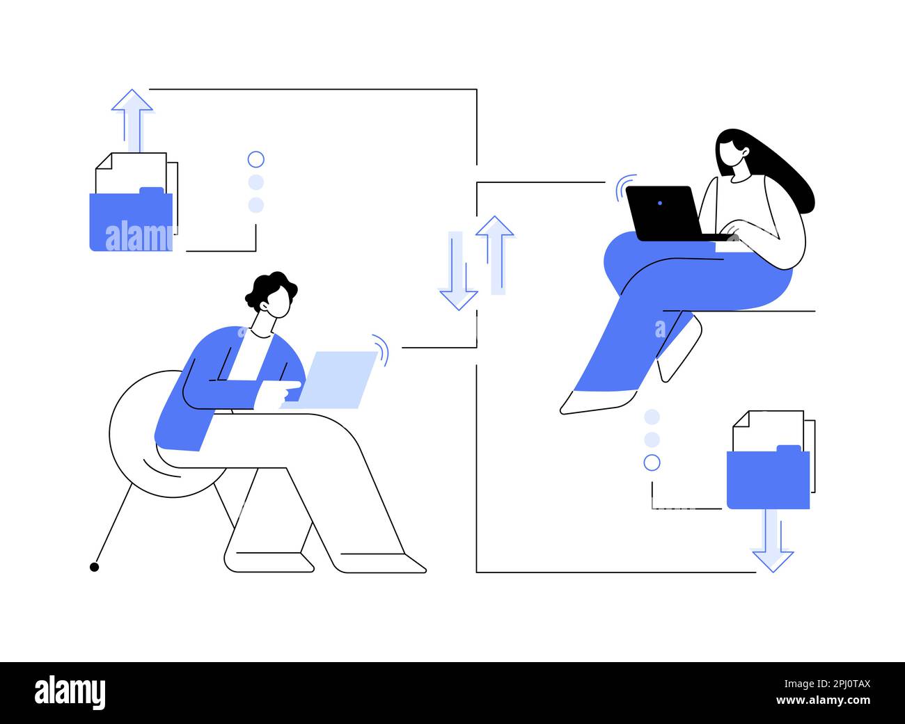 Wireless Device Connection Abstract Concept Vector Illustration Stock Vector Image And Art Alamy