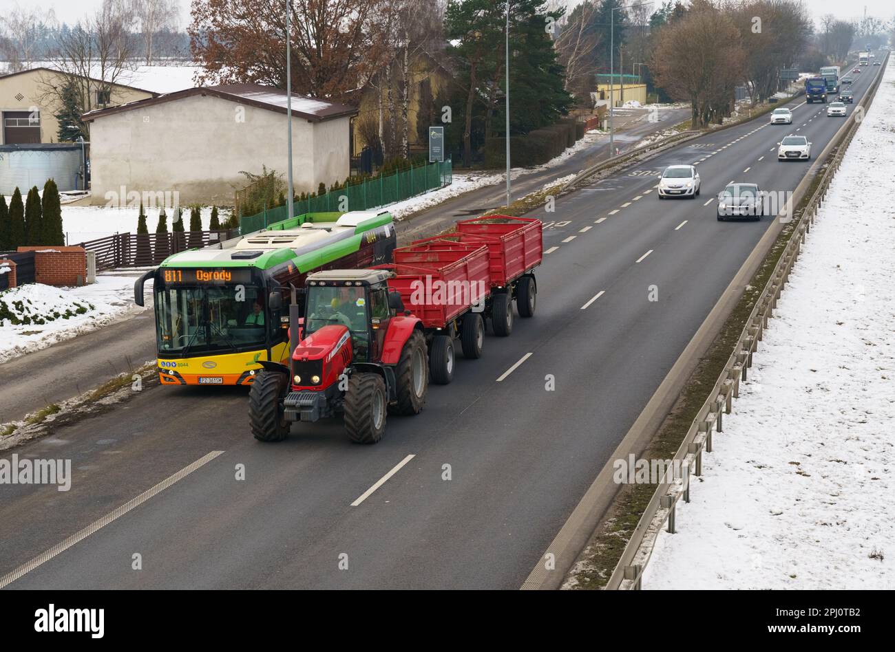 Bus lorry motorway hi-res stock photography and images - Alamy