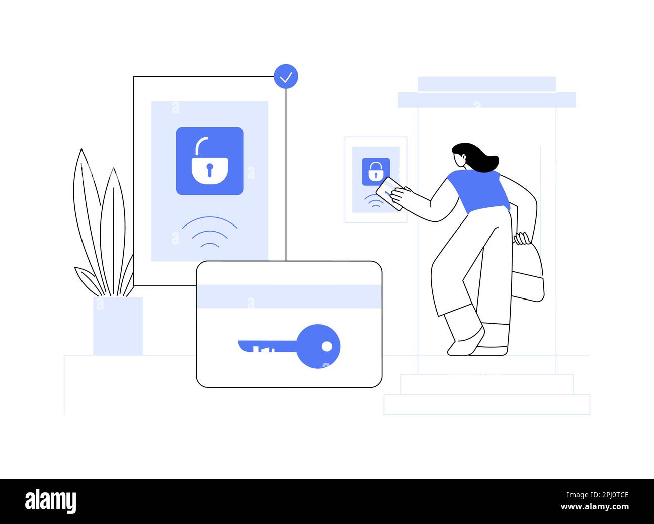 Access Control System Abstract Concept Vector Illustration Stock Vector Image And Art Alamy