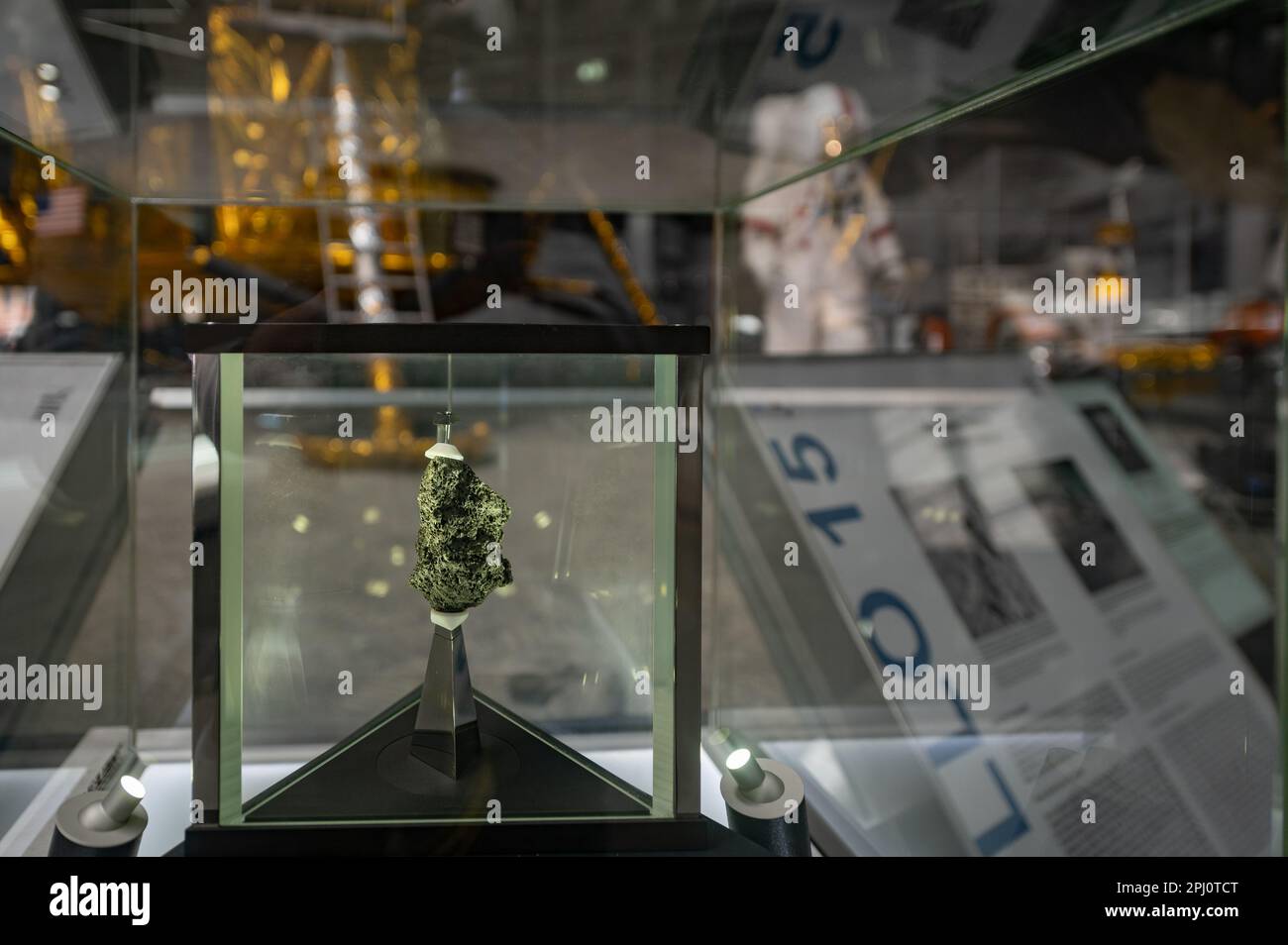 Moon Diorama from Apollo 15 , Speyer Technik Museum Germany Stock Photo ...