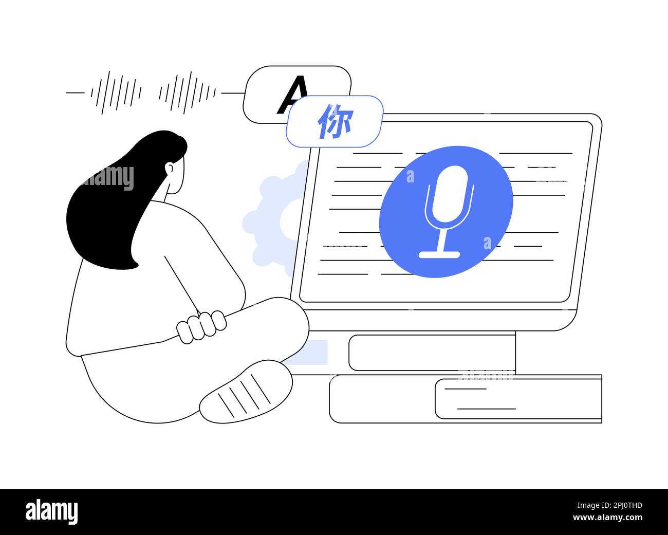 Language translation abstract concept vector illustration Stock Vector ...