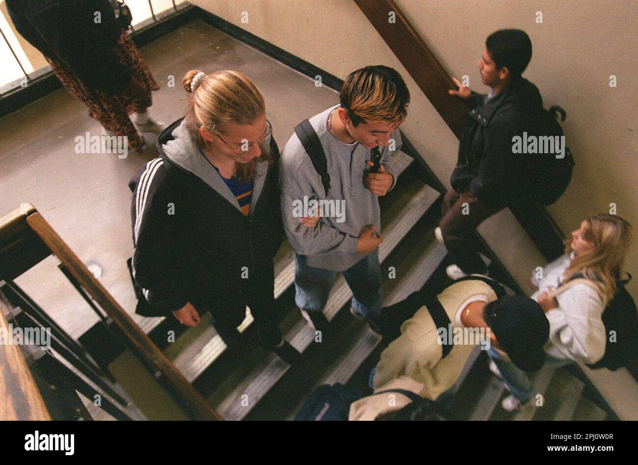 TARA 1/C/09OCT97/CD/LS --- Tara walks through the building after her ...