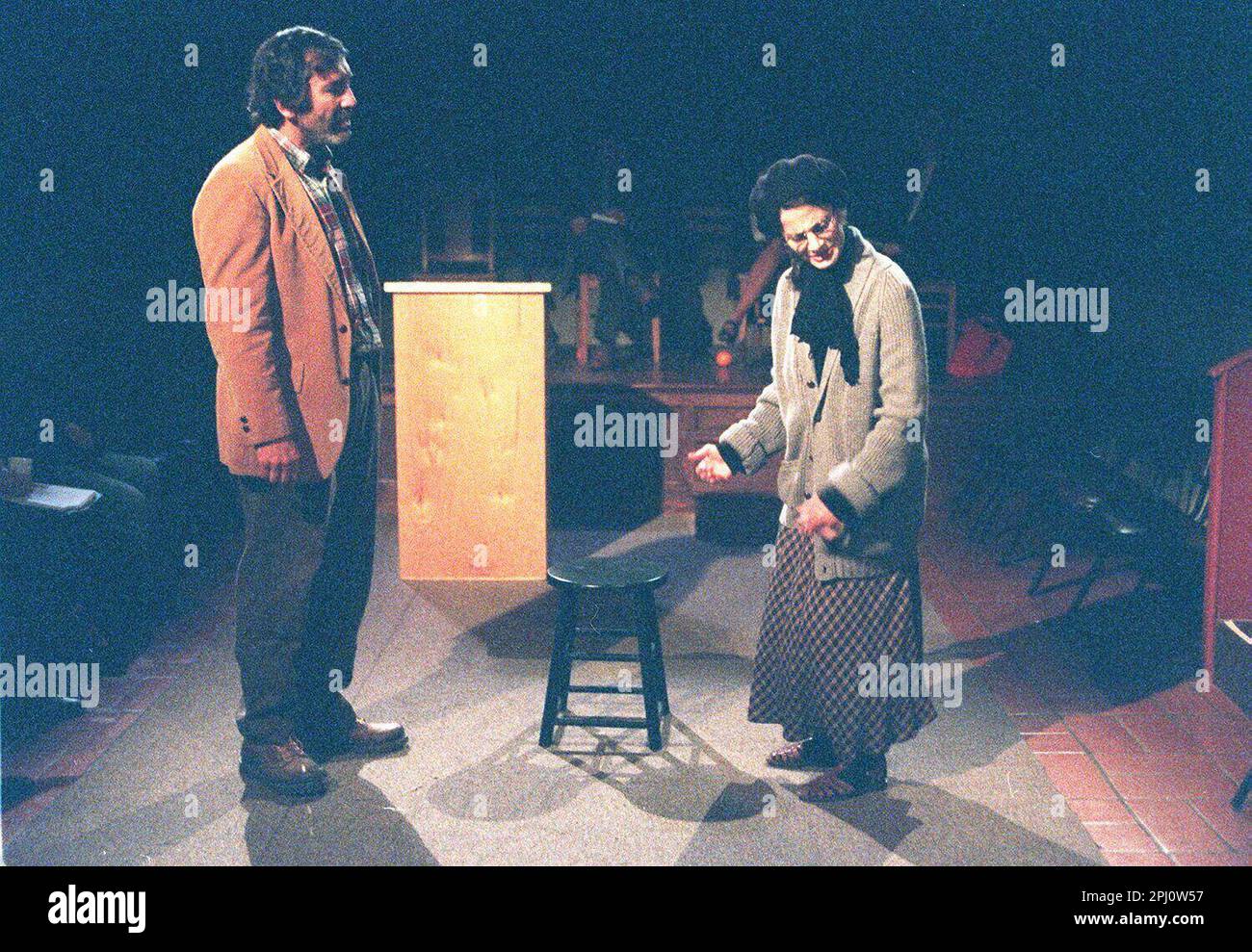 PANEL/C/25JAN96/DD/LS TERRY LAMB (L) AND LURA DOLAS IN A SCENE FROM ...