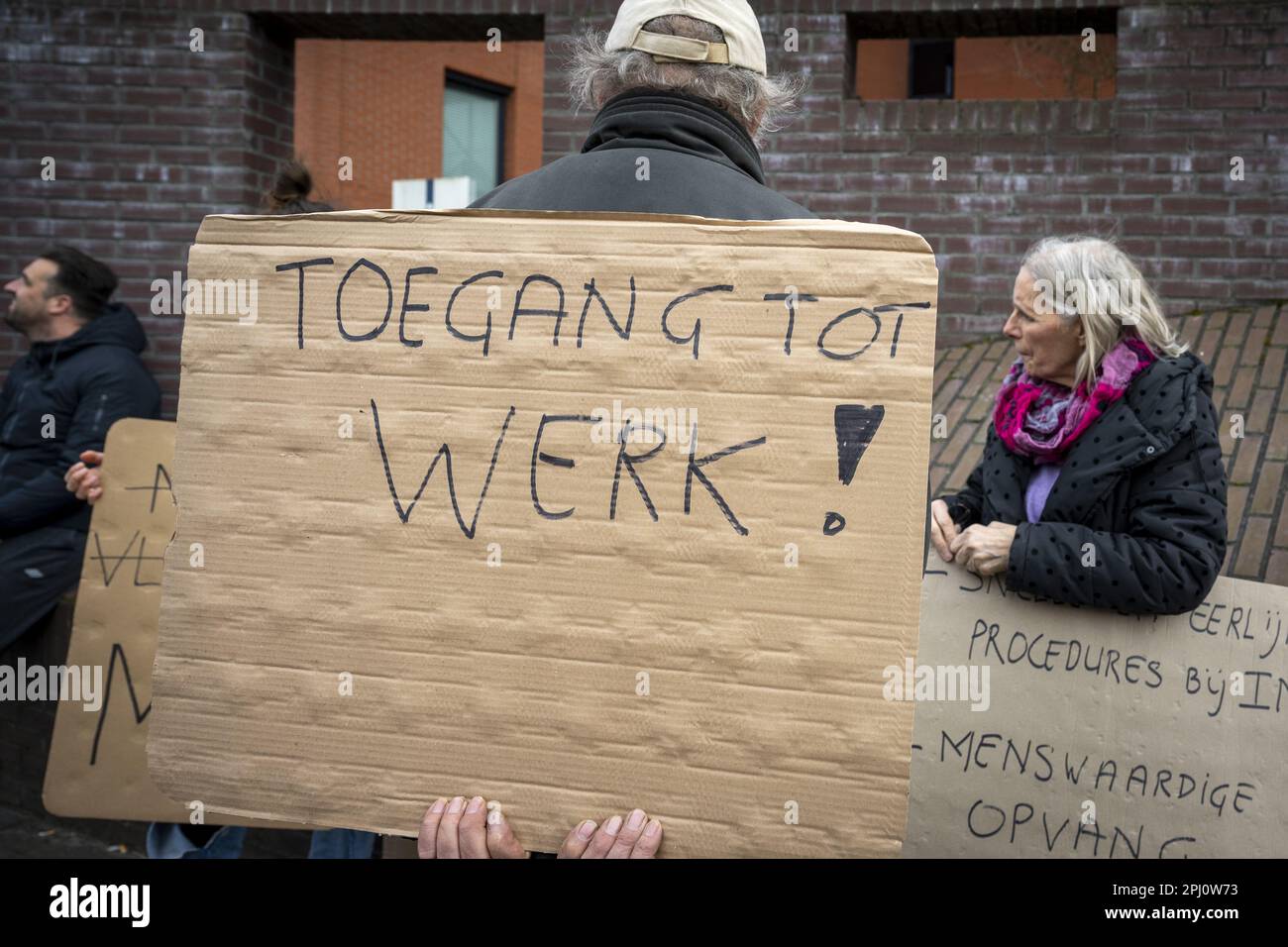 ZWOLLE - 30/03/2023, Asylum seekers from crisis emergency reception ...