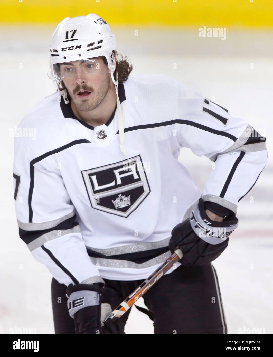NHL profile photo on Los Angeles Kings player Zack MacEwen at a game ...