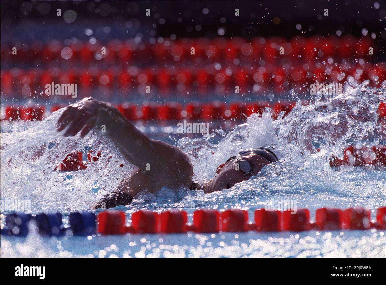 SWIM MAISTRELLIS/C/12AUG98/SP/LS ----- Katrina Maistrellis swam in the ...