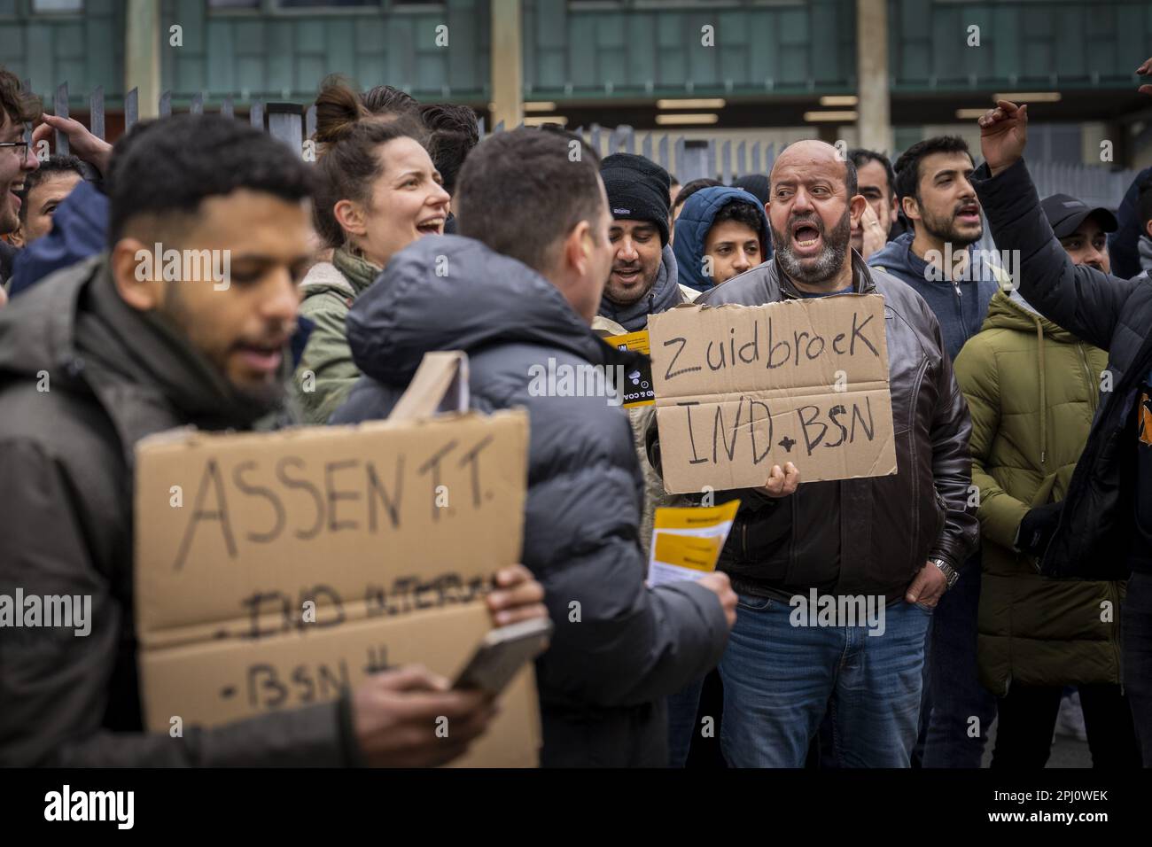 ZWOLLE - 30/03/2023, Asylum seekers from crisis emergency reception ...