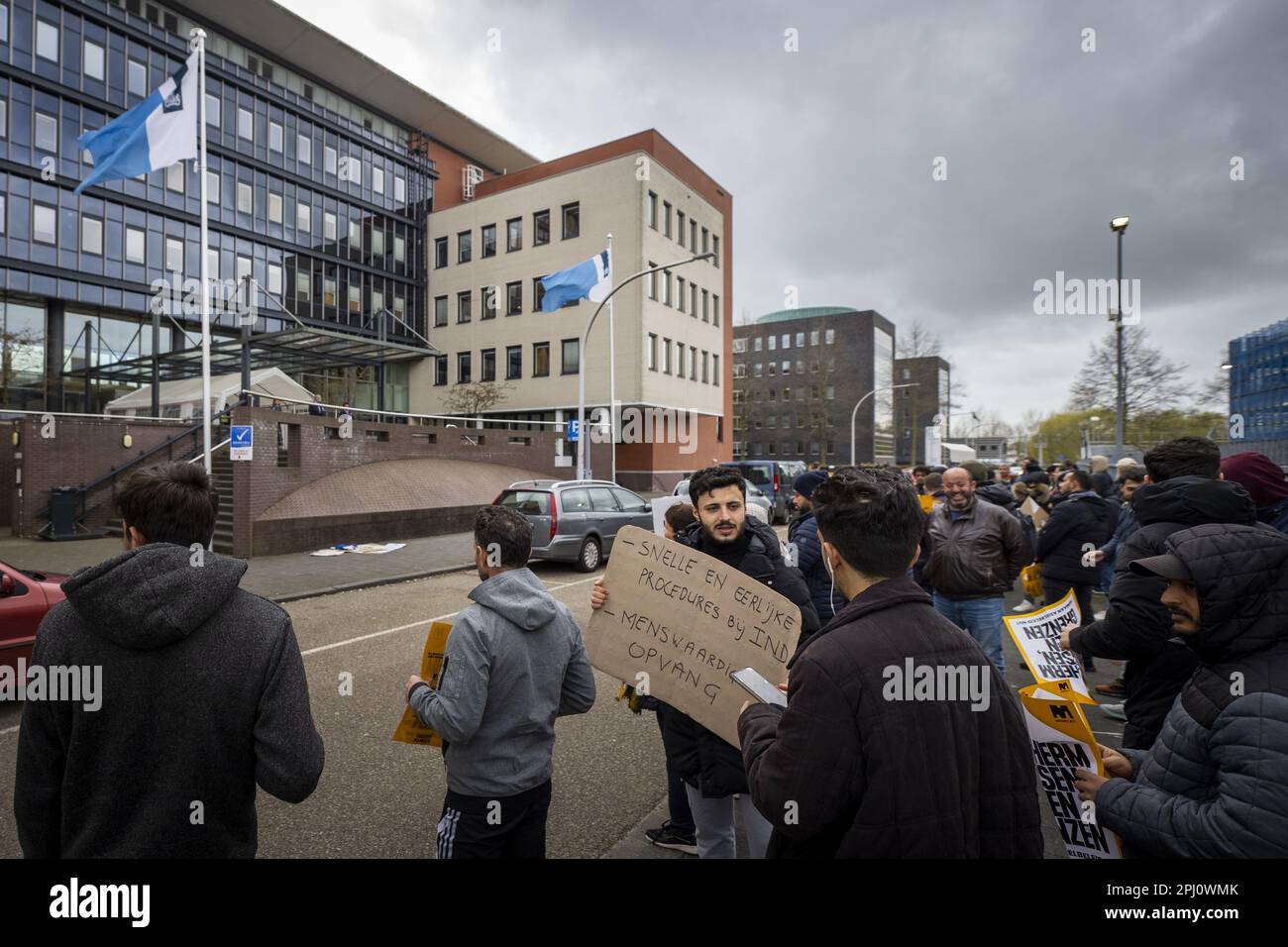 ZWOLLE - 30/03/2023, Asylum seekers from crisis emergency reception ...