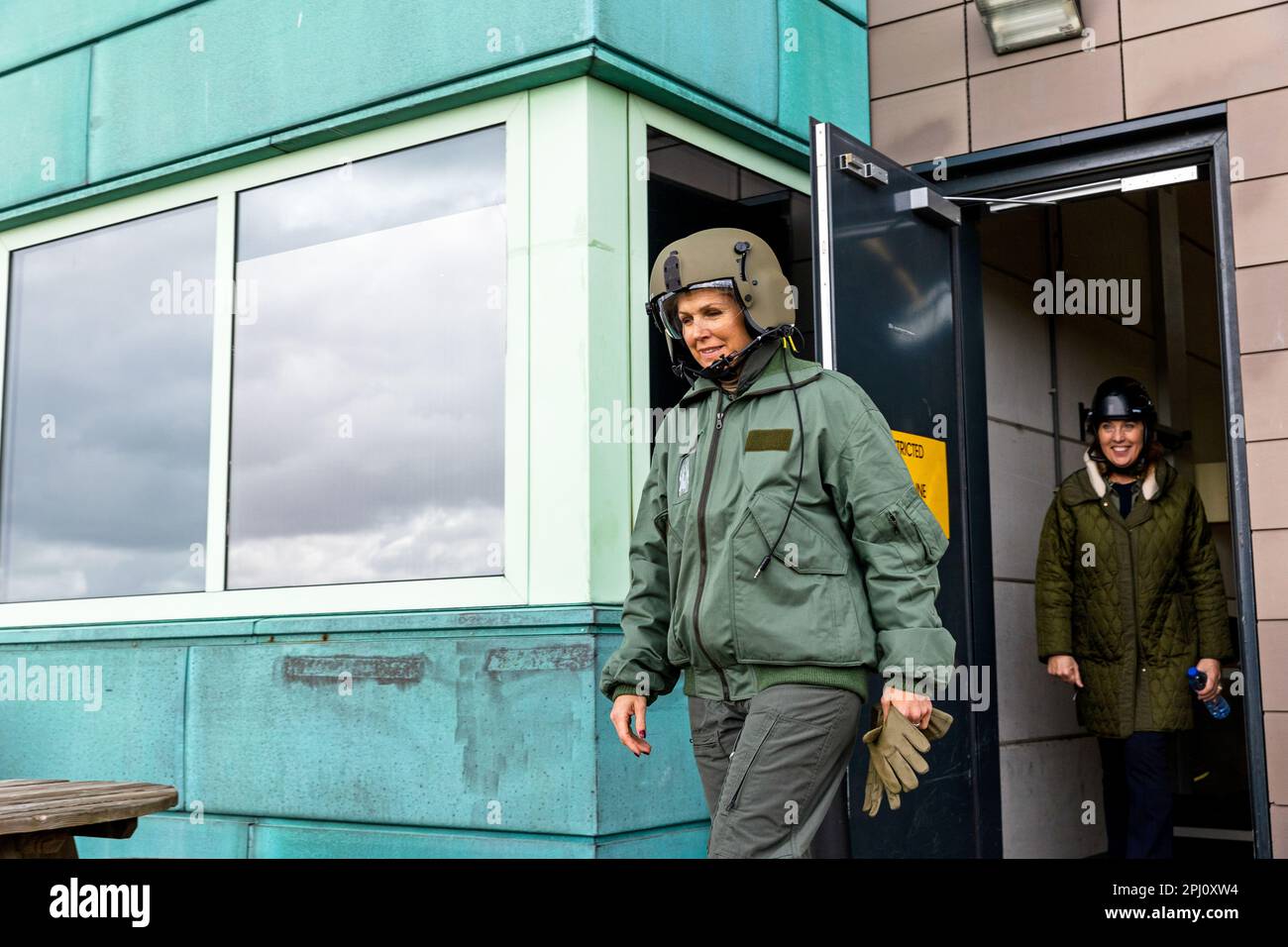 Gilze Rijen, The Netherlands. 30th Mar, 2023. Queen Maxima at a Fire ...
