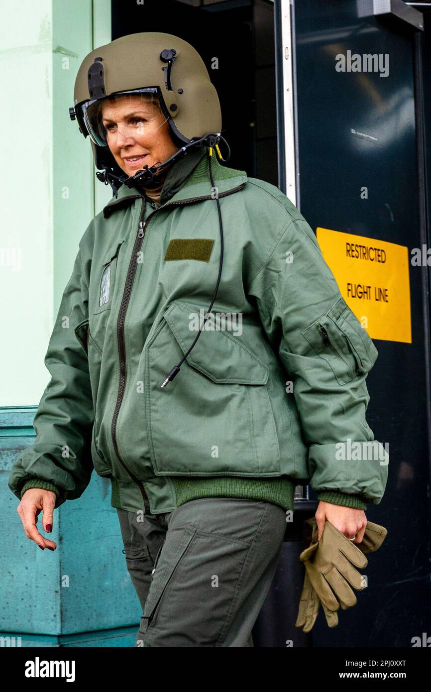 Gilze Rijen, The Netherlands. 30th Mar, 2023. Queen Maxima at a Fire ...
