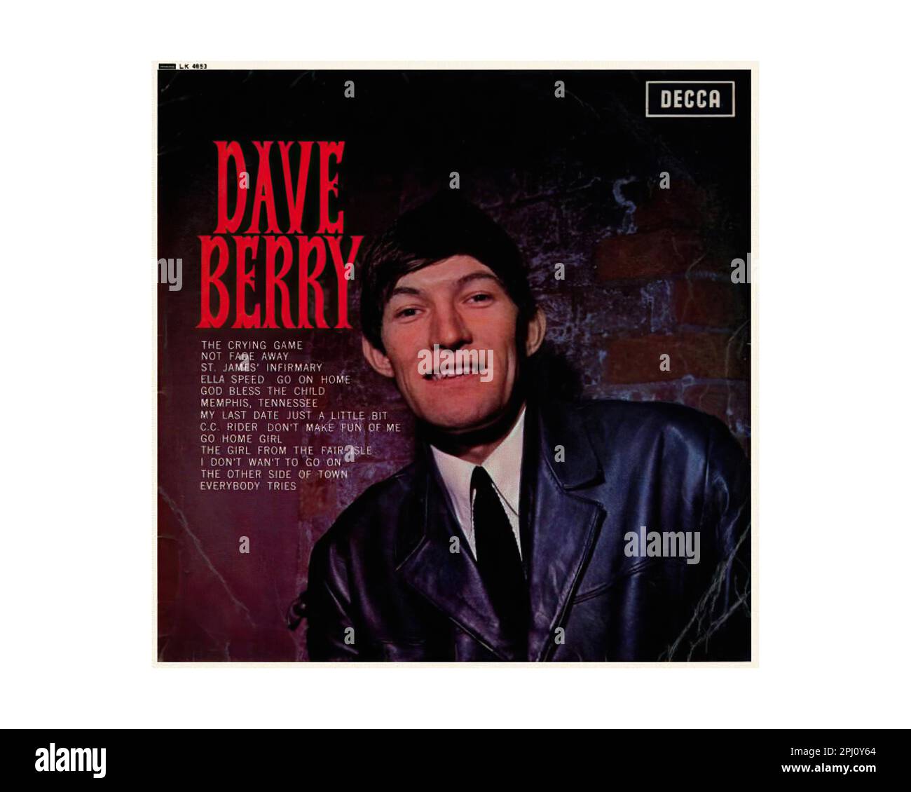 Berry Dave 1963 - Vintage U.K. LP vinyl record Stock Photo - Alamy