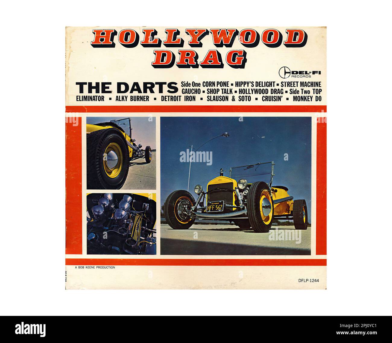 Darts - Hollywood Drag - Vintage Surf Music Vinyl Record L.P Stock ...