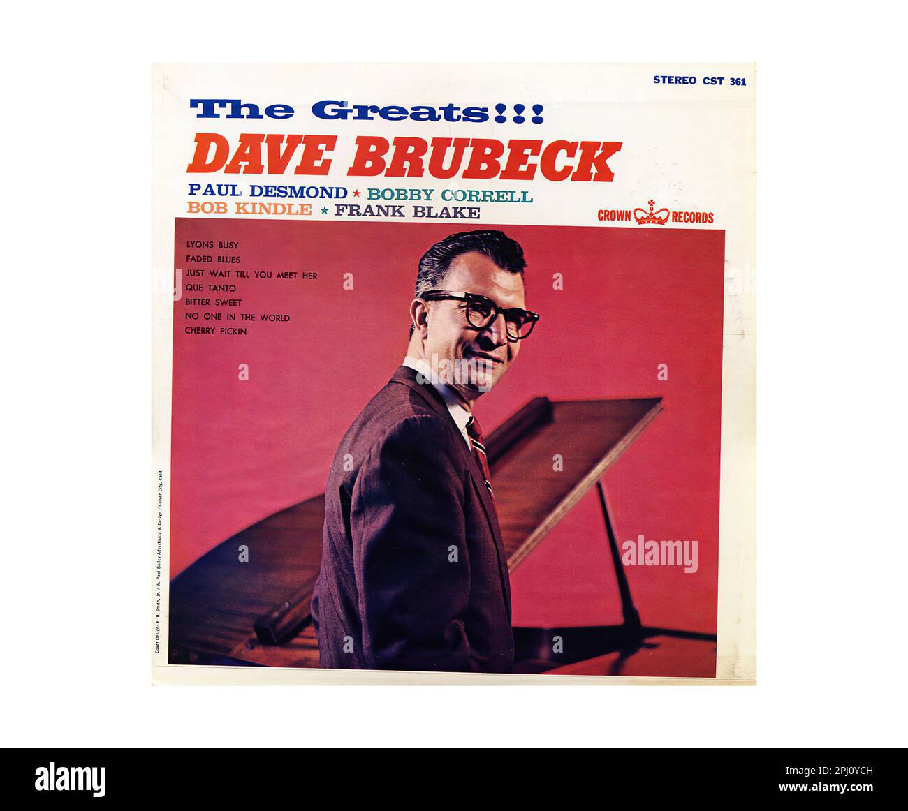 Dave Brubeck - The Greats!!! - Vintage Jazz Music Vinyl Record Stock ...