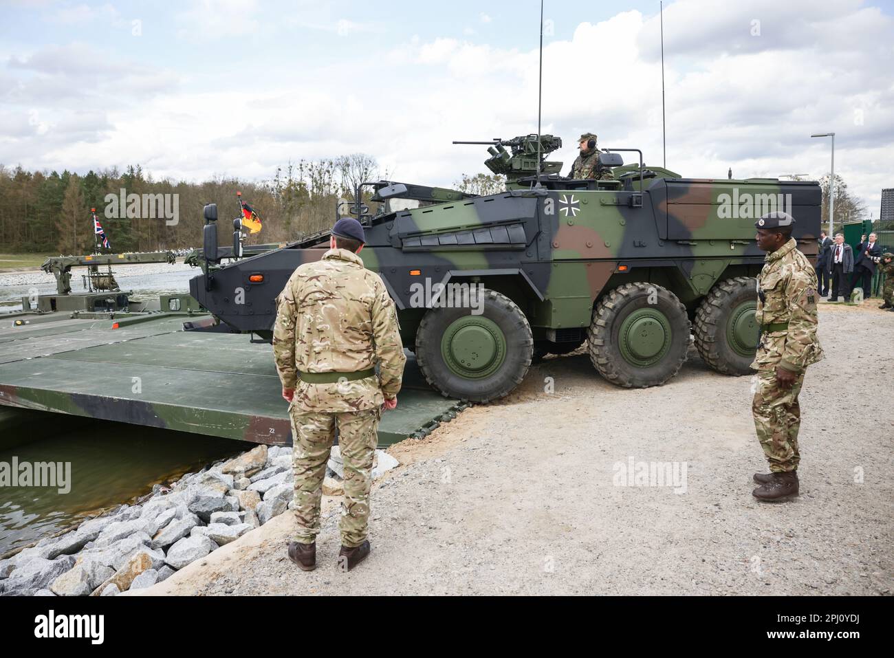 Finowfurt, Germany. 30th Mar, 2023. A German Army Boxer Multirole ...