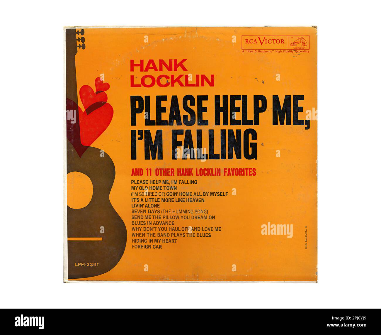 Hank Locklin - Please Help Me, I'm Falling - Vintage L.P. Music Vinyl ...
